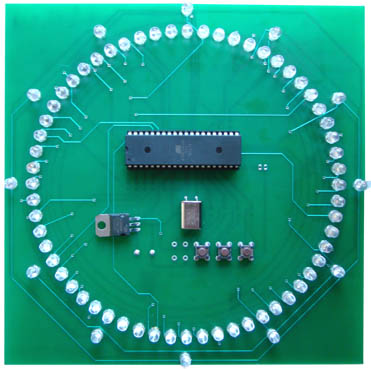 Aurrora - Quarz Led Uhr Layout Bausatz
